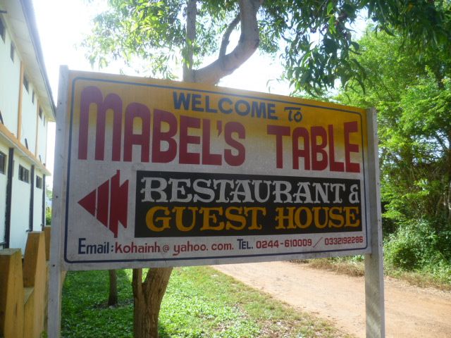 Paradise - Mabel's Table West of Cape Coast